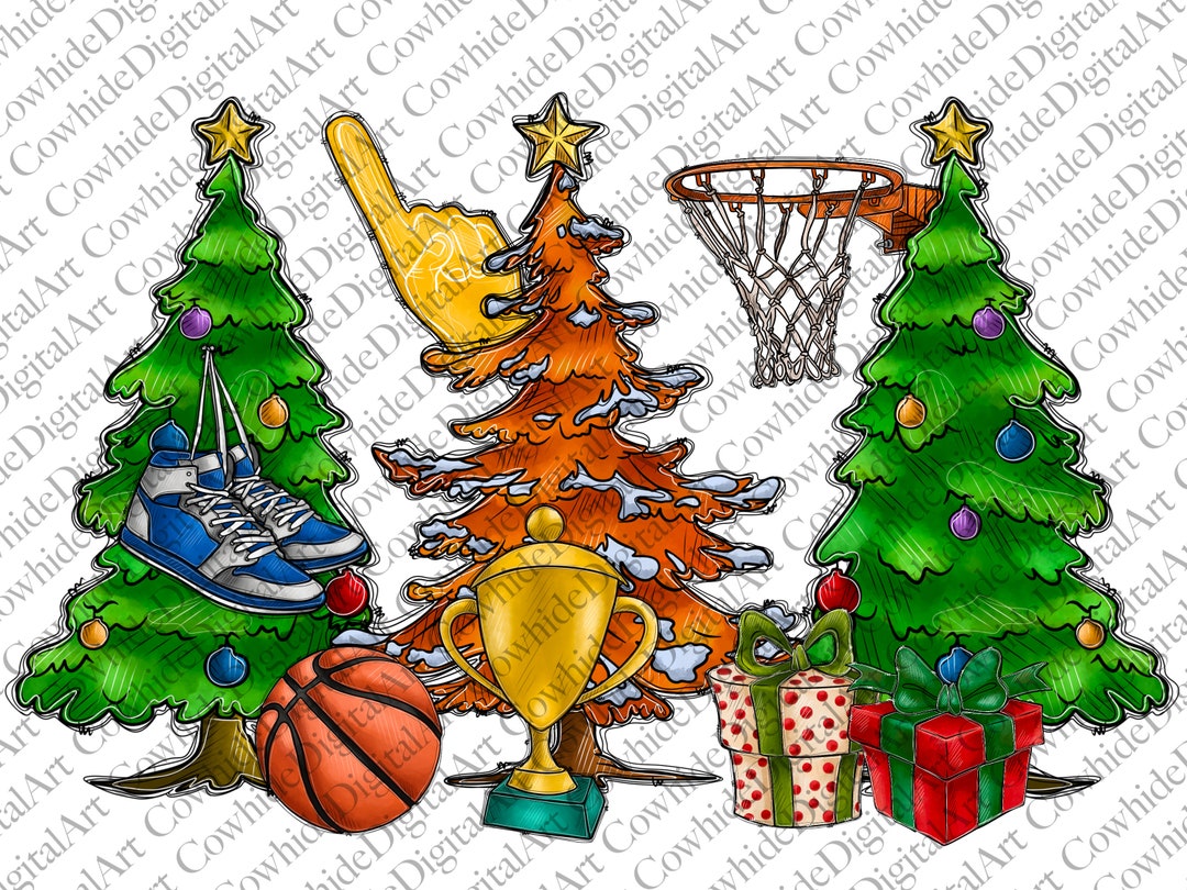 Christmas Trees Png, Basketball Christmas Trees,basketball Png ...