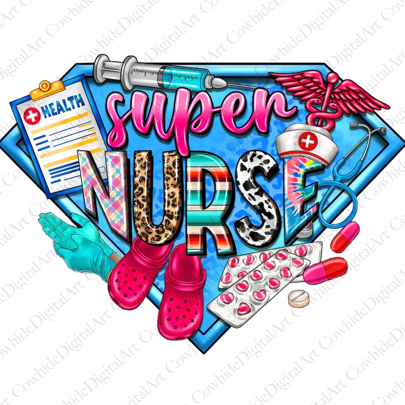 Nurse Super Hero - Etsy