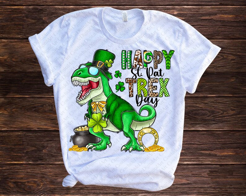 Happy Pat Trex Day Png Sublimation Design Download Happy St. - Etsy