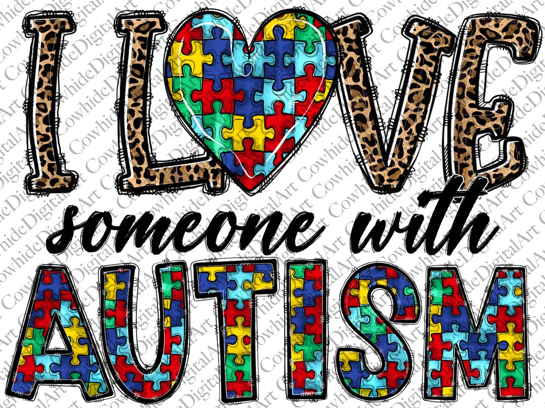 Autism Awareness Puzzle Heart PNG, Sublimation Design (digital Download ...