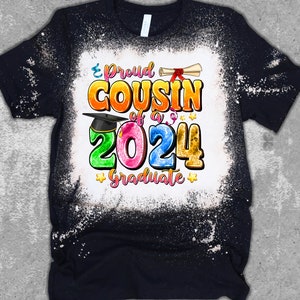 Proud Cousin of a 2024 Graduate Png Sublimation Design Download, Class ...