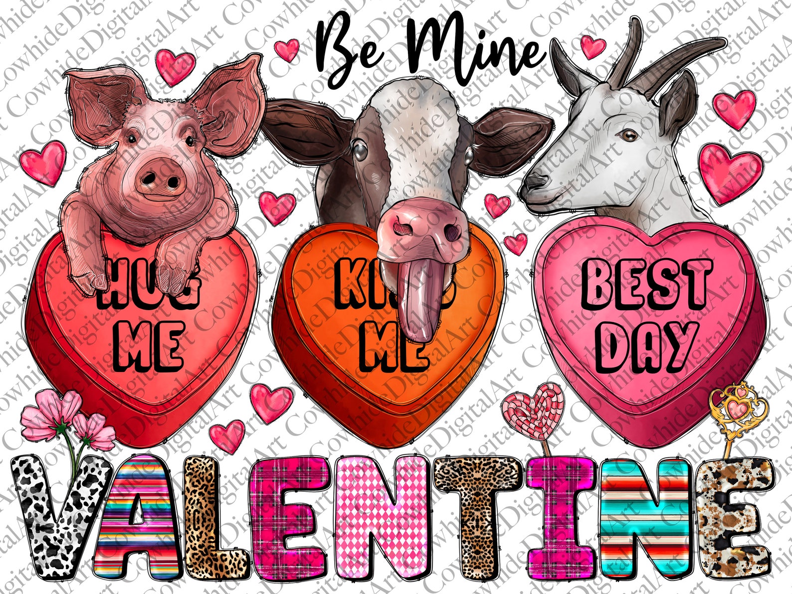 Be Mine Valentine PNG Farm Valentine PNG Valentine Gift - Etsy