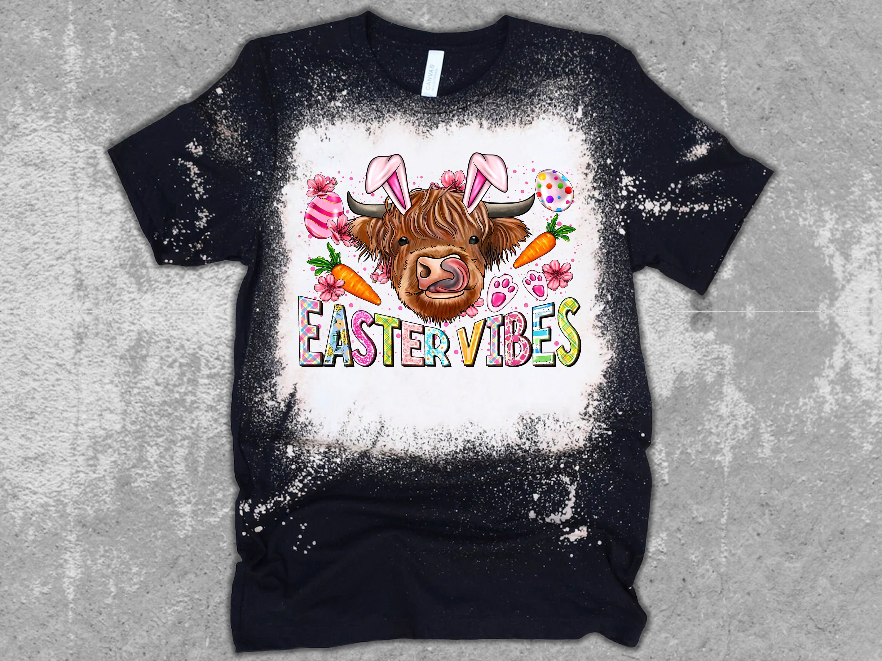 Easter Cow Png Sublimation Design, Easter Vibes Png, Happy Easter Png ...