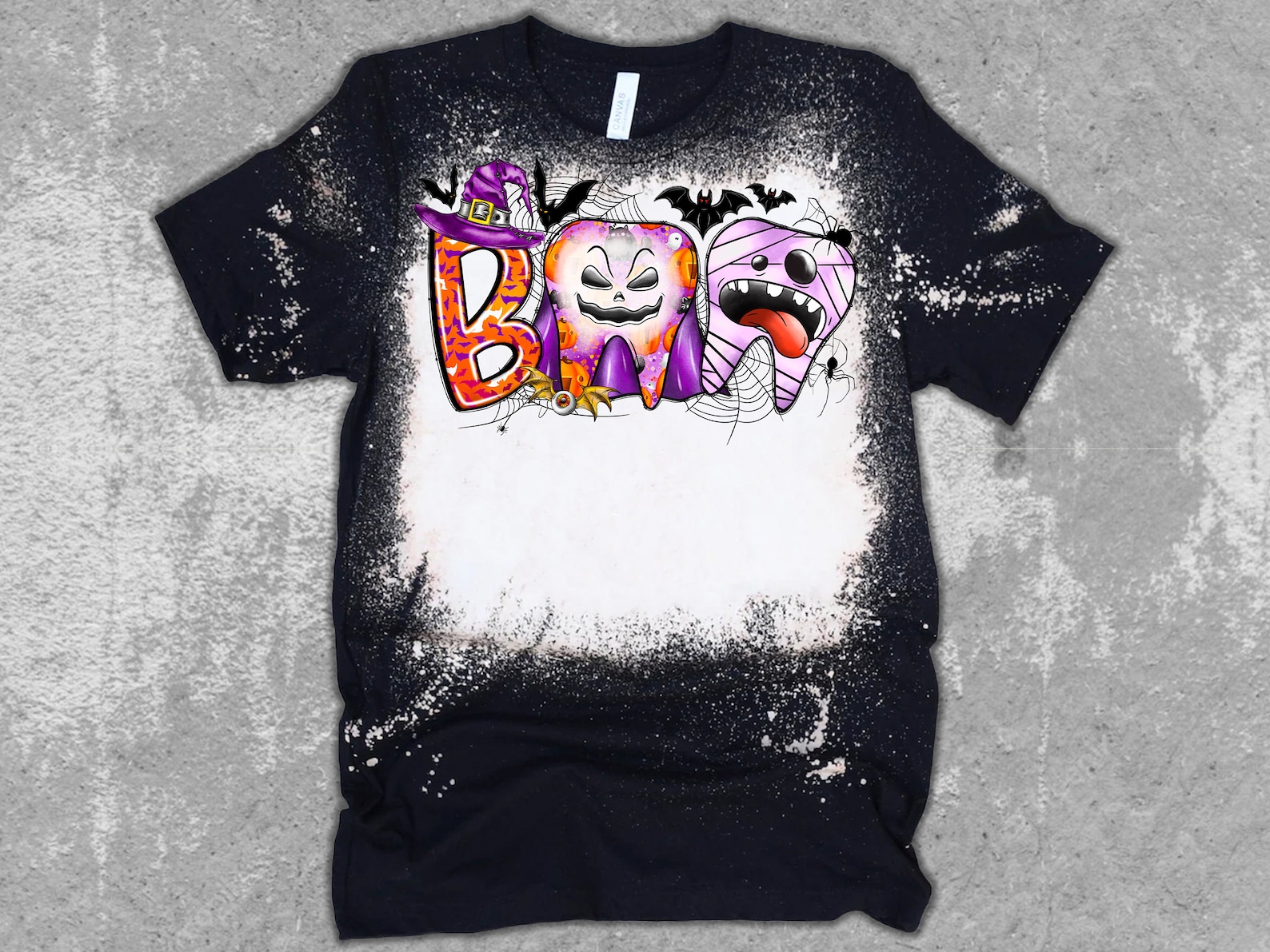 Dental Boo Halloween Png, Spooky Tooth Sublimation Design (digital ...