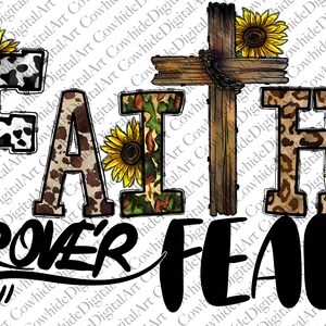 Western Faith Png File, Faith Over Fear PNG, Jesus Png, Western, Faith ...