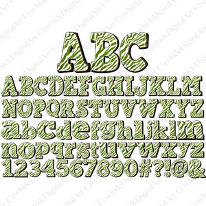 Hunting Doodle Alphabet Bundle PNG , Camo PNG Letters, Numbers ...