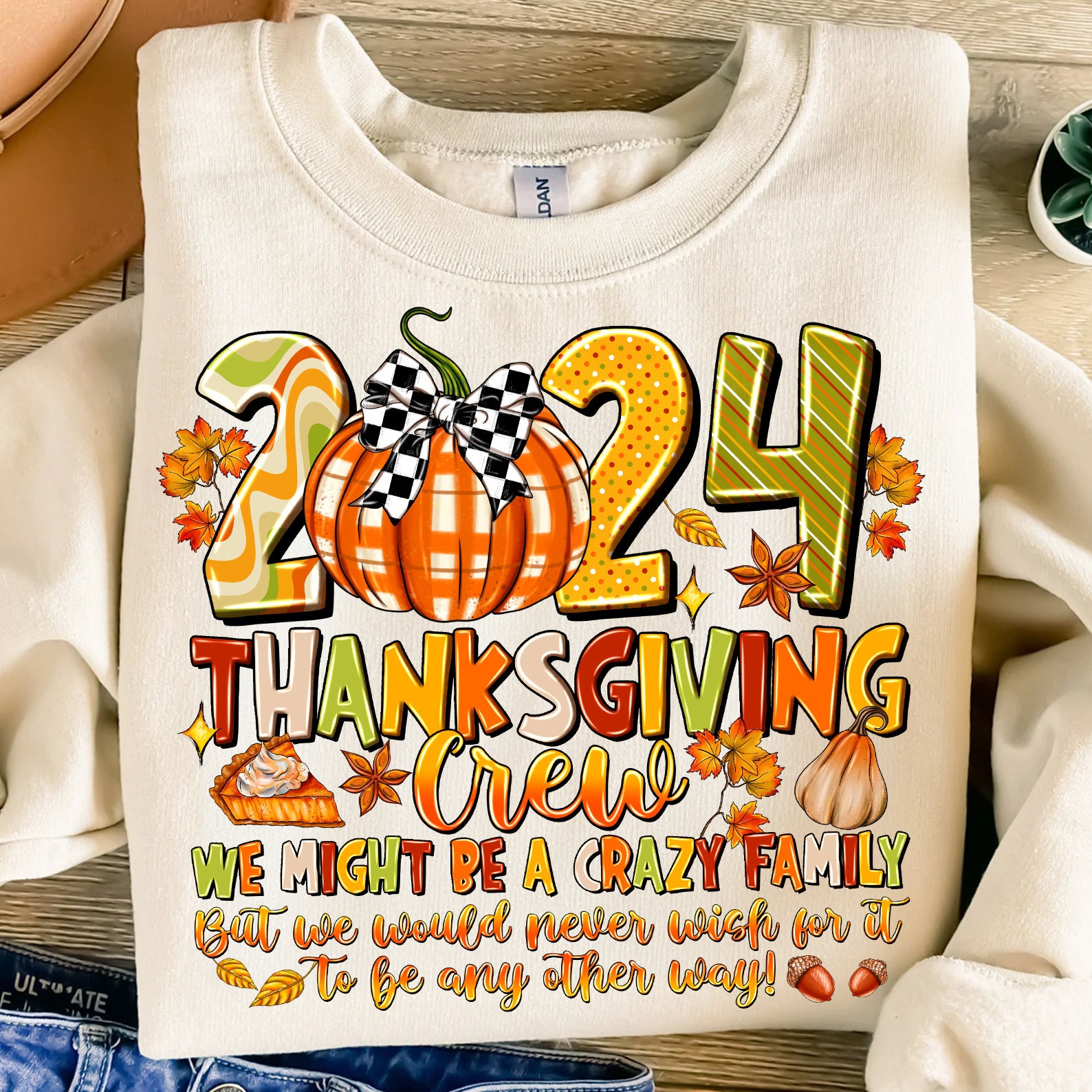 2024 Thanksgiving Crew Png, Thanksgiving Crew Png, Family Thanksgiving ...