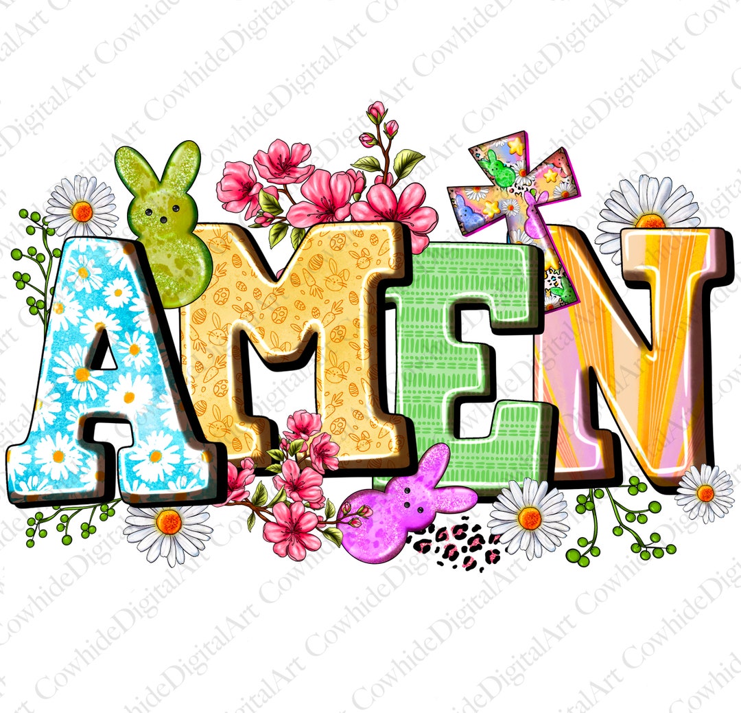 Amen Png, Baseball Clipart, Transparent PNG File for Sublimation, Jesus ...