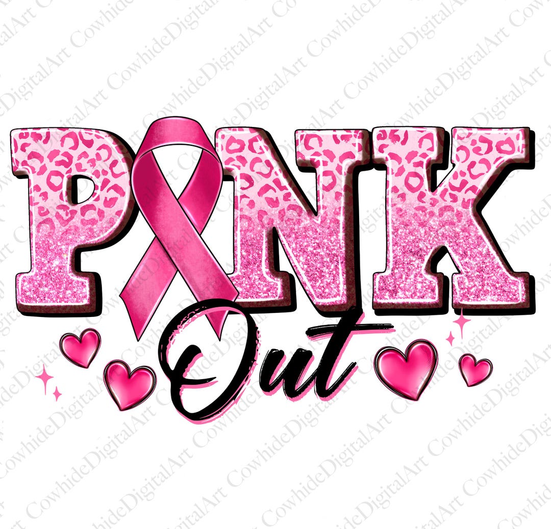 Breast Cancer Pink Out Png, Breast Cancer Png, Pink Ribbon Png, Pink ...