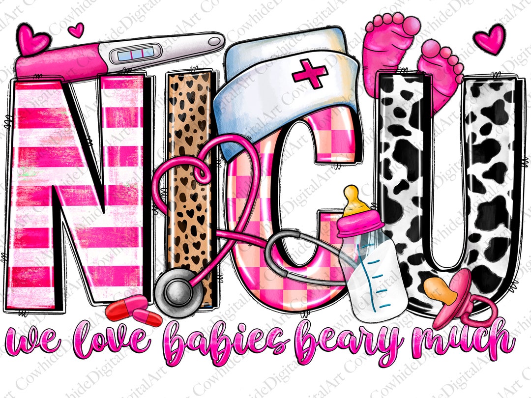NICU Nurse Valentines Day Png, Neonatal Icu Png, Sublimation Design ...