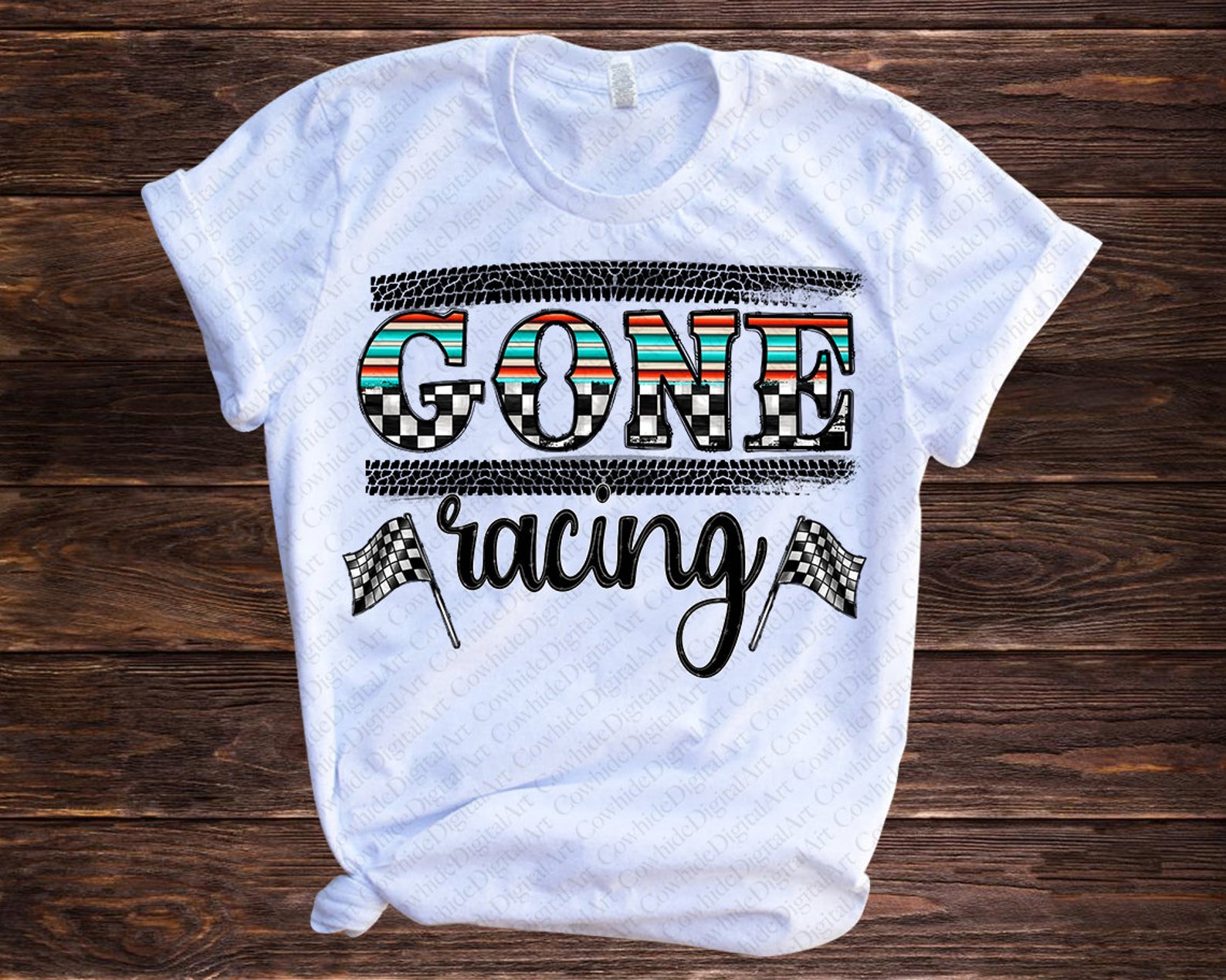 Gone Racing PNG Racing PNG Racing Flag PNG Western Serape | Etsy