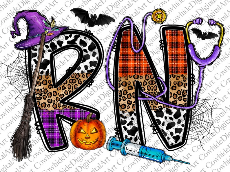 RN Halloween Png RN Life Png RN Registered Nurse Png - Etsy