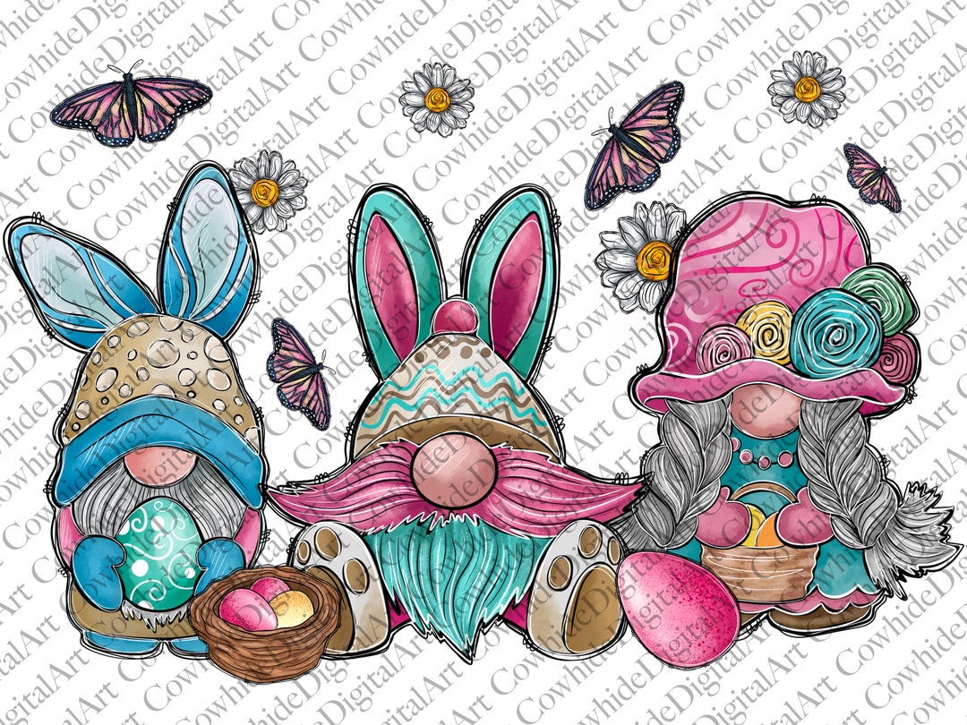 Easter Gnomies Png Sublimation Design, Easter Day Png, Happy Easter Day ...