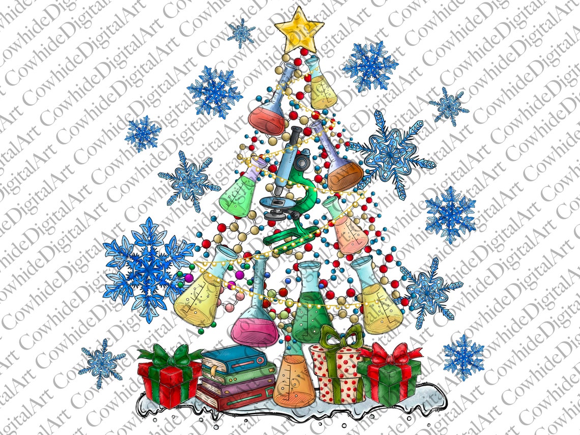 Lab Tech Christmas Tree Png, Christmas Laboratory, Laboratory ...