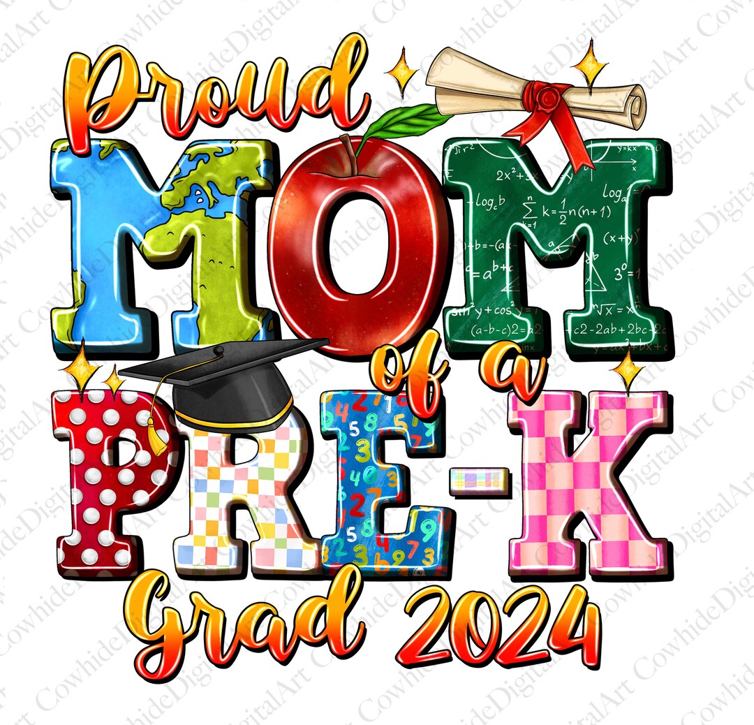 Pre-k Graduation 2024 Png Sublimation Design, Pre-k Grad 2024 Png ...