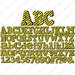 Police Alphabet Png Files Bundle, Police Doodle Letters Png, Glitter ...
