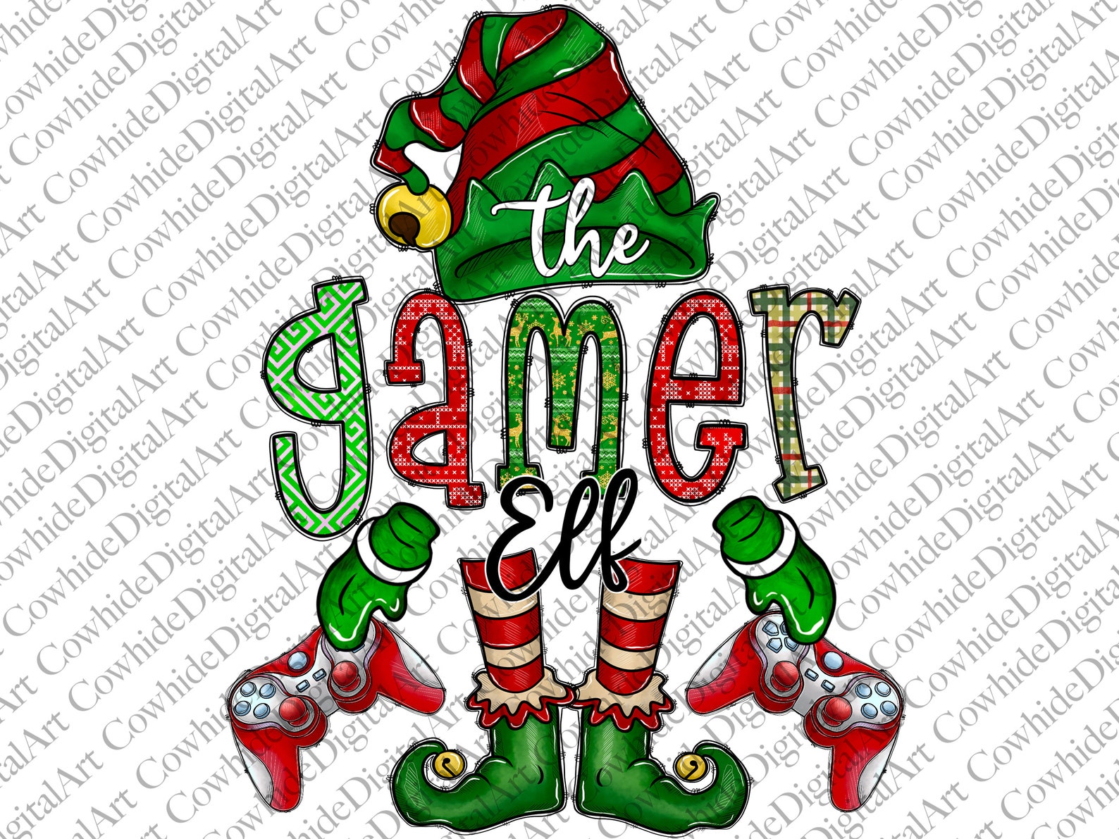 The Gamer Elf Png Christmas Gamer Elf Png Elf Feetelf - Etsy