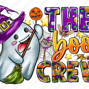 The Boo Crew Png Sublimation Design, Ghost Png, Halloween Png, Spooky ...