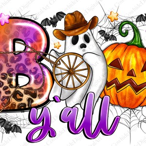 Boo Halloween PNG, Spooky Png, Pumpkin,sublimation Designs Downloads ...