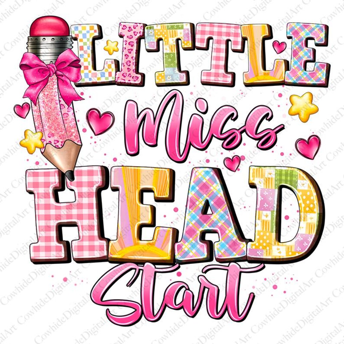 Little Miss Head Start PNG, Sublimation Design (digital Download) - Etsy