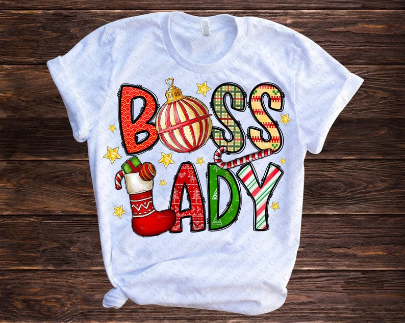 Boss Lady Png File, Christmas Png, Merry Christmas, Lady Png, Boss Png ...