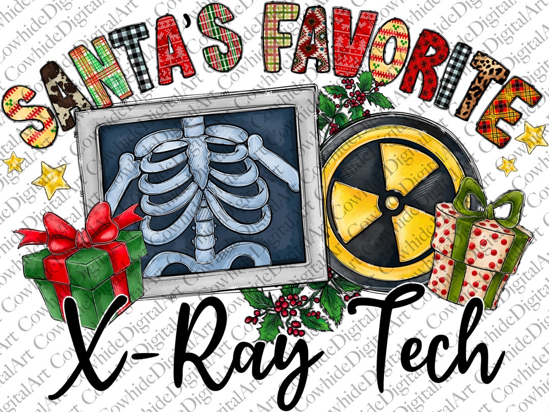 Santa's Favorite X-ray Tech Png, Merry Christmas, X-ray Tech Png ...