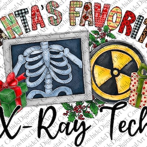 Santa's Favorite X-ray Tech Png, Merry Christmas, X-ray Tech Png ...