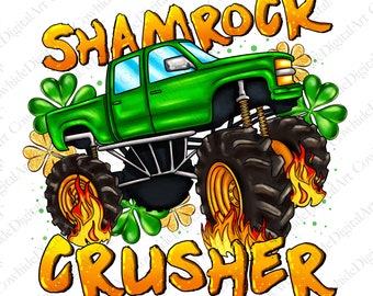 Shamrock Crusher Png Sublimation Design Download, St. Patricks Day Png ...