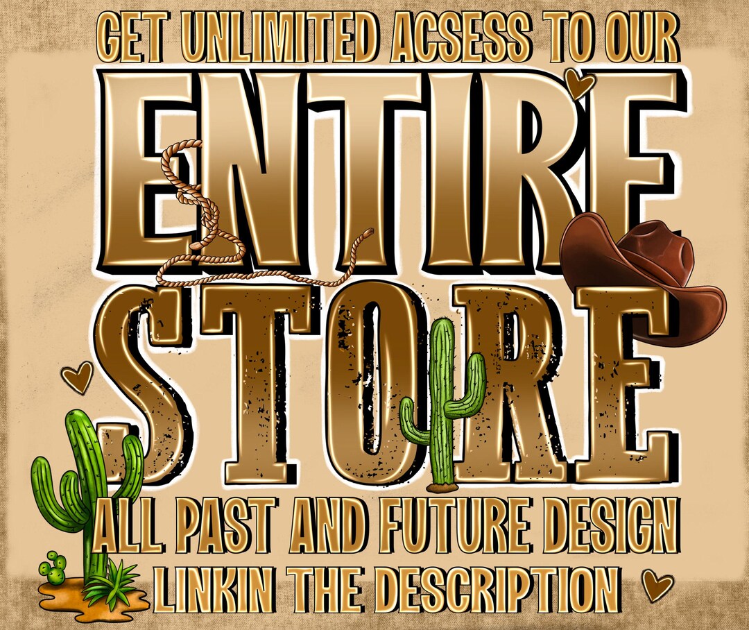 Entire Store Bundle, All Past and Future Designs, Commercial Use ...