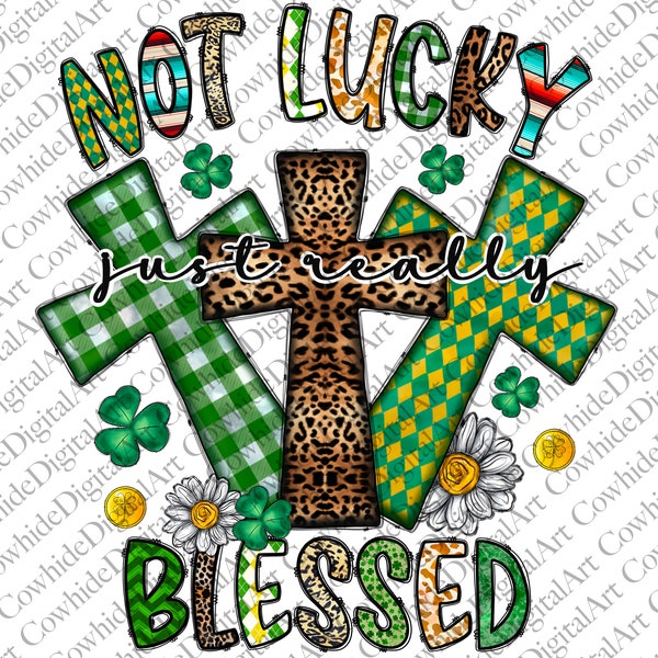 Not Lucky Simply Blessed Svg - Etsy
