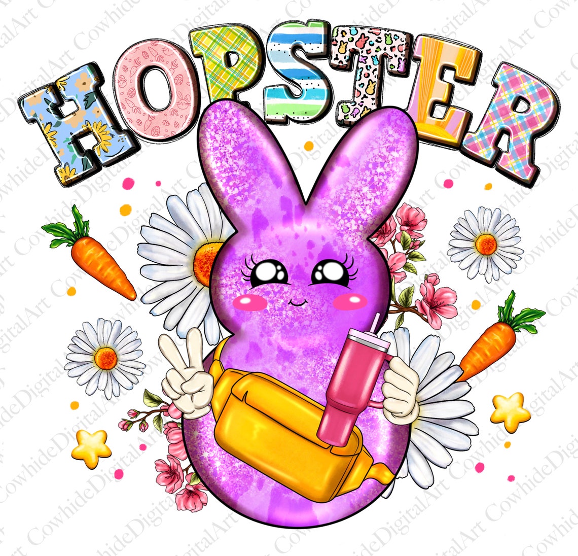 Easter Hopster Png Sublimation Design Download, Easter Day Png, Easter ...