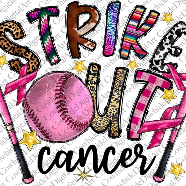 Cancer Ribbon and Baseball - Etsy
