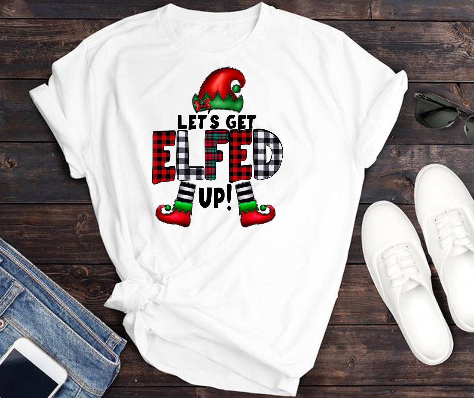 Let's Get Elfed up Png Elfed Png Western Pngsublimation | Etsy