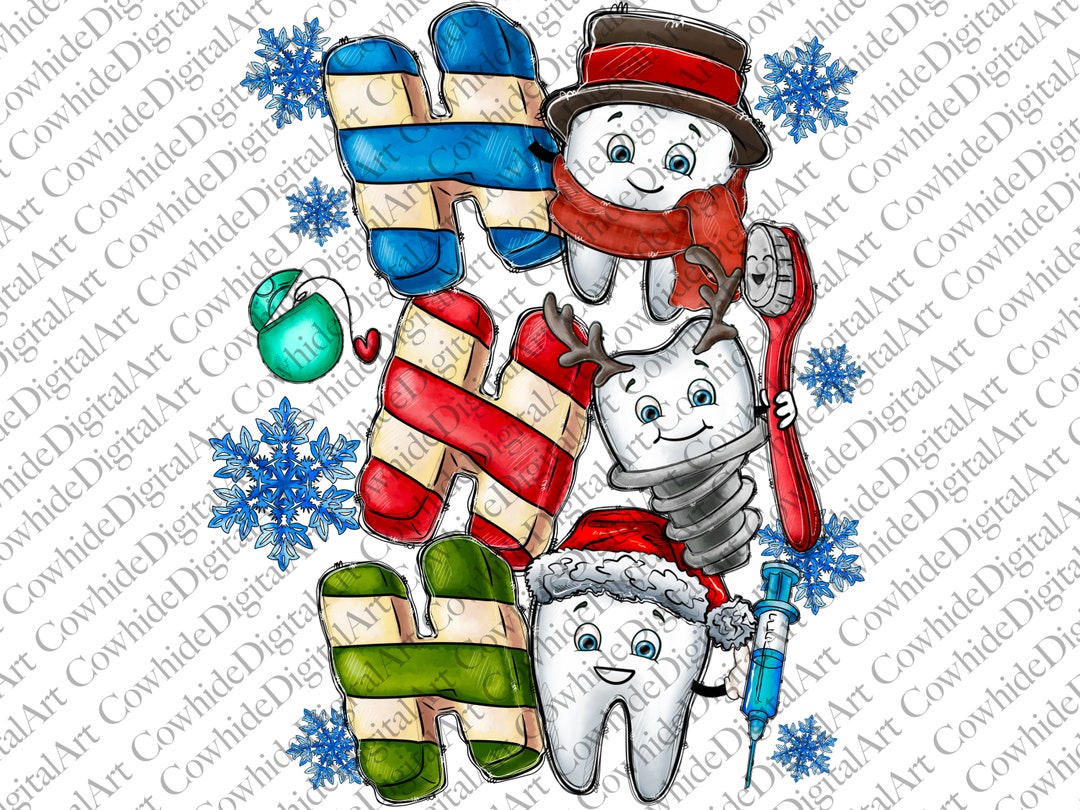 Ho Ho Ho Tooth PNG, Santa, Tooth, Dental Squad, Ho Ho Ho, Funny ...