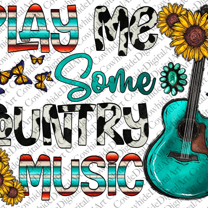 Country Guitar Svg - Etsy