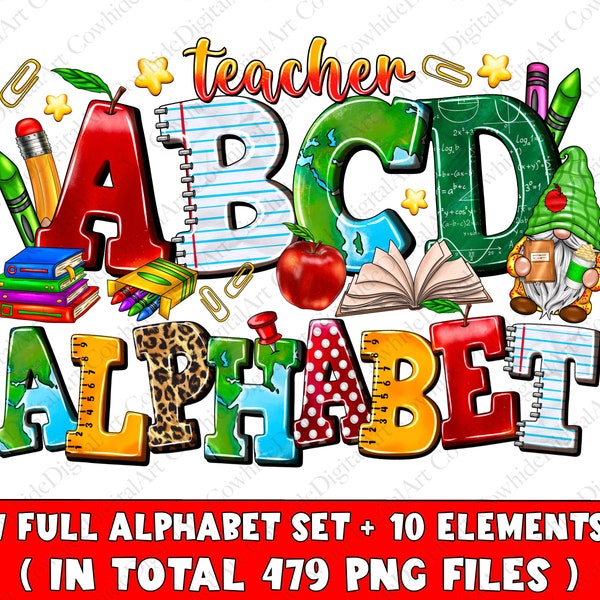 Png Teacher Letters - Etsy
