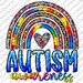 Autism Awareness Rainbow Png, Be Kind Clipart, Transparent PNG File for ...