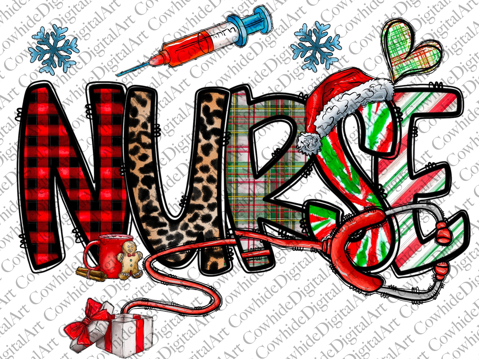 Nurse Christmas Png, Merry Christmas, Nurse Png, Nurse Design ...