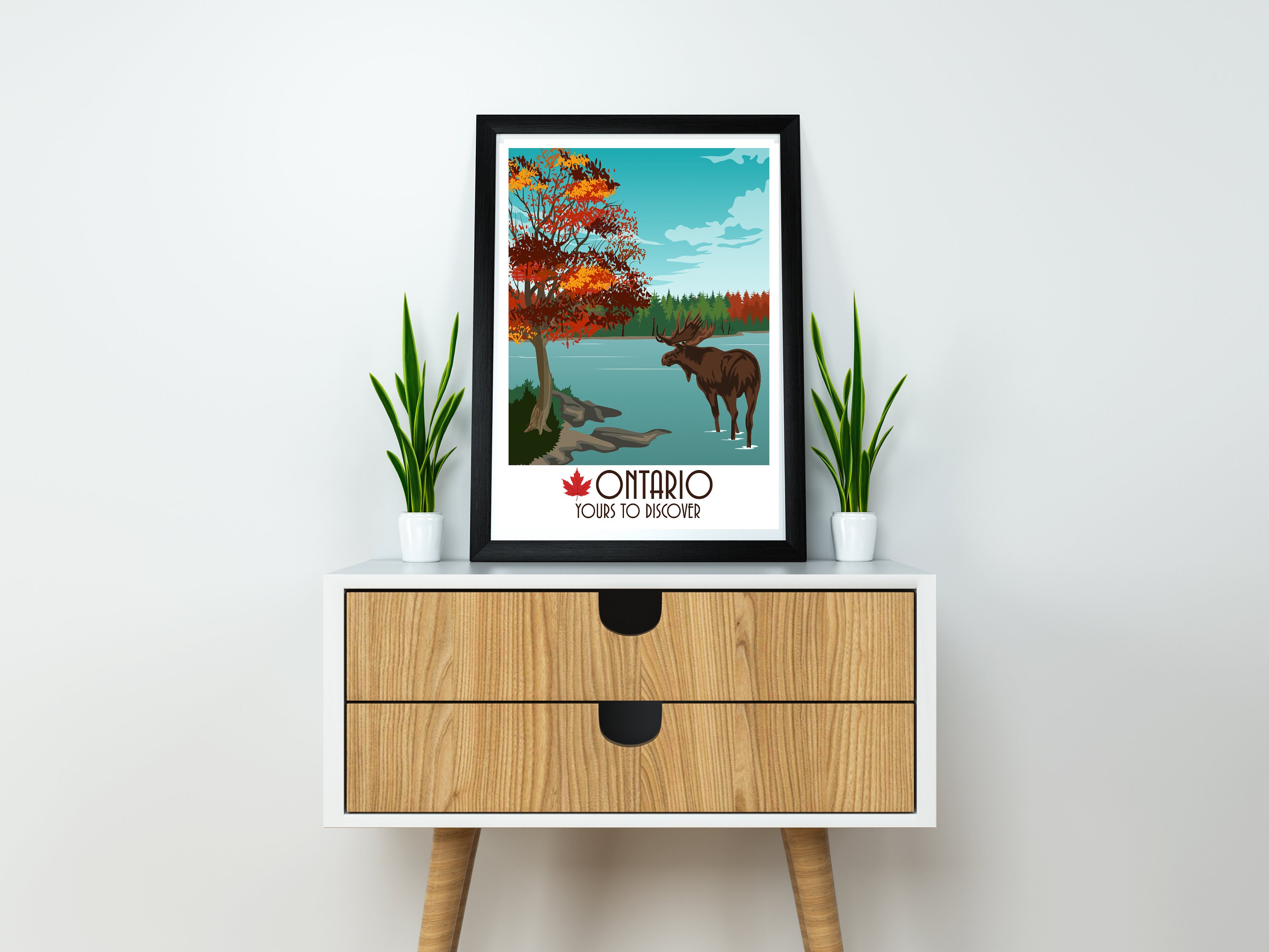 Ontario Print Ontario Poster Algonquin Park Poster Ontario Canada - Etsy