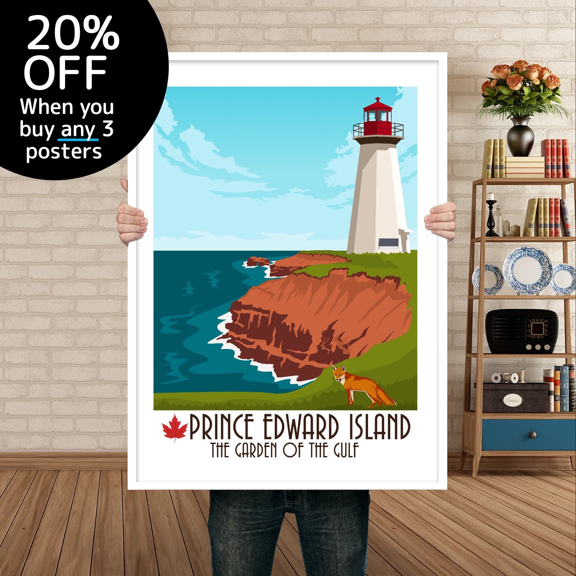 Prince Edward Island Print | PEI Poster | PEI Canada | A Gift for ...
