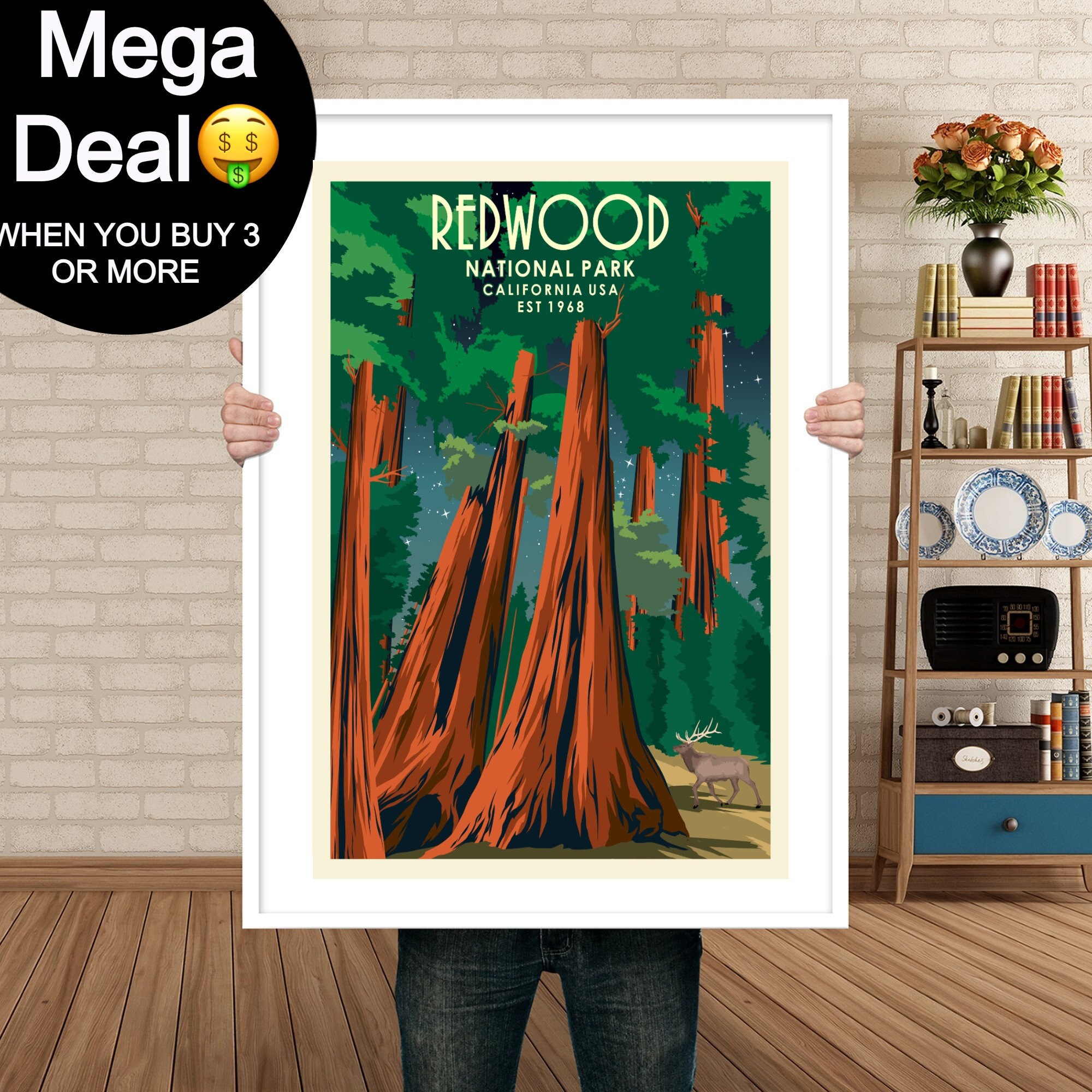 Digital Print National Park Poster - Etsy