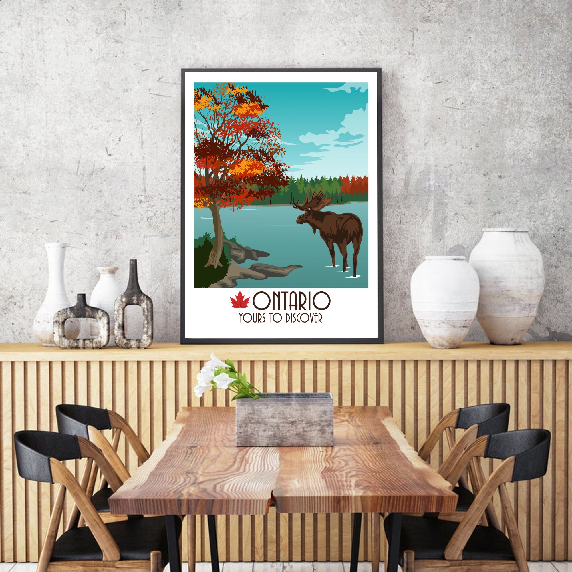 Ontario Print Ontario Poster Algonquin Park Poster Ontario Canada - Etsy