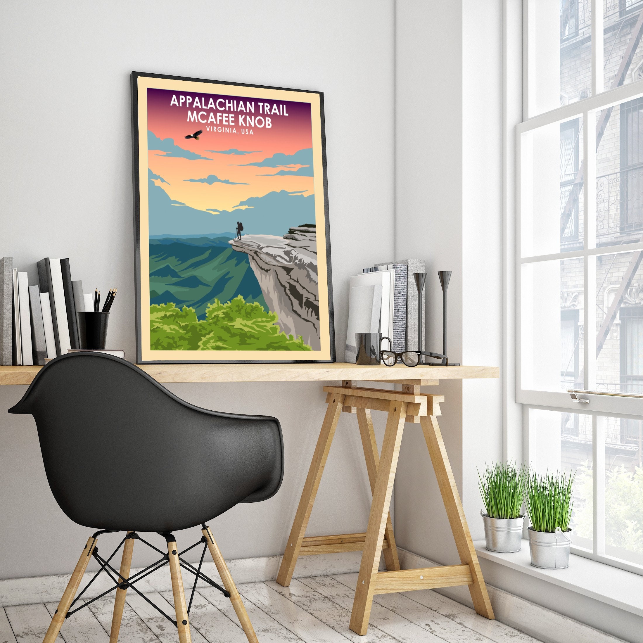 Appalachian Trail Poster Appalachian Trail Print AT Poster - Etsy