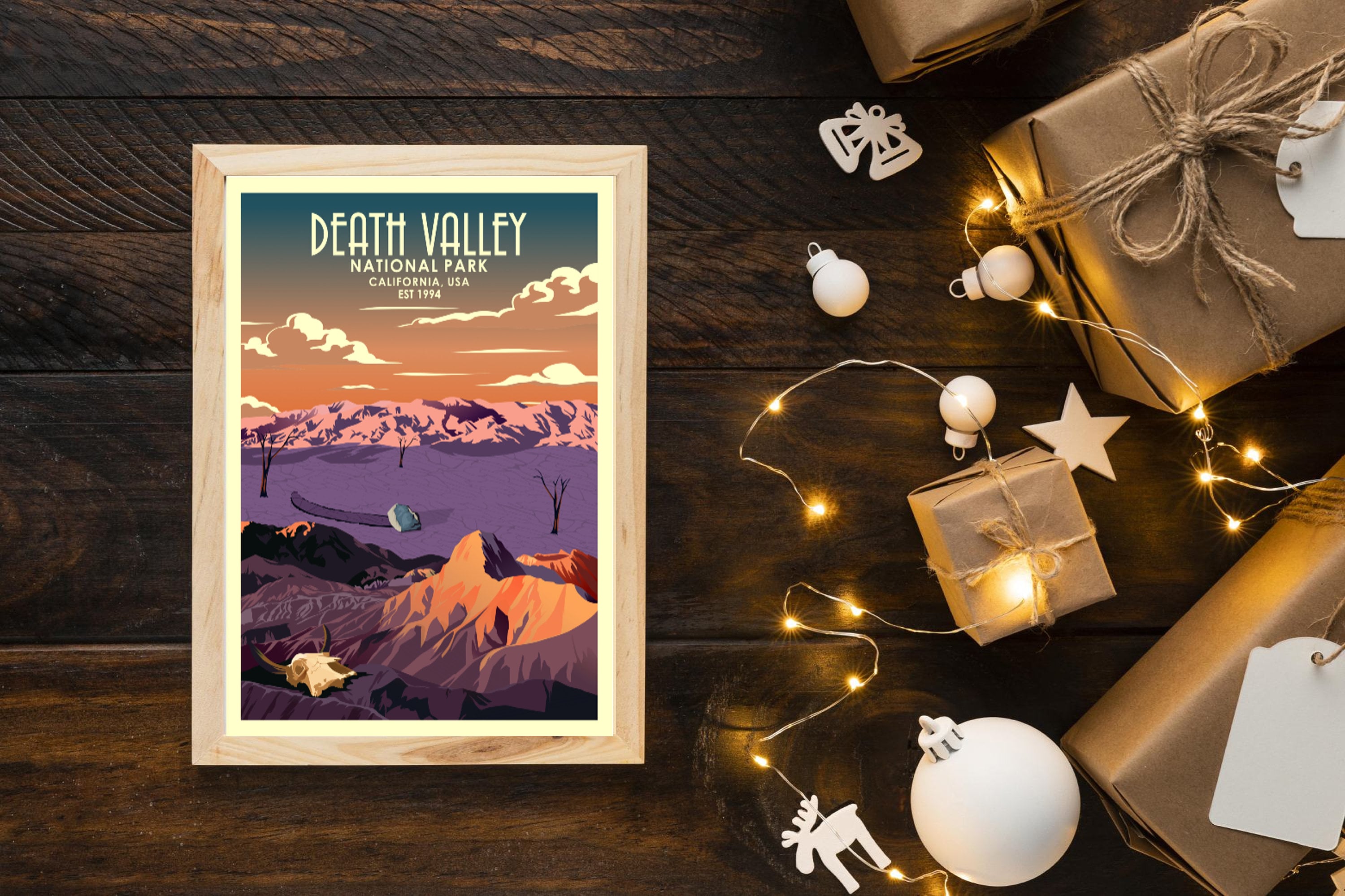 Death Valley Poster Death Valley National Park Death - Etsy
