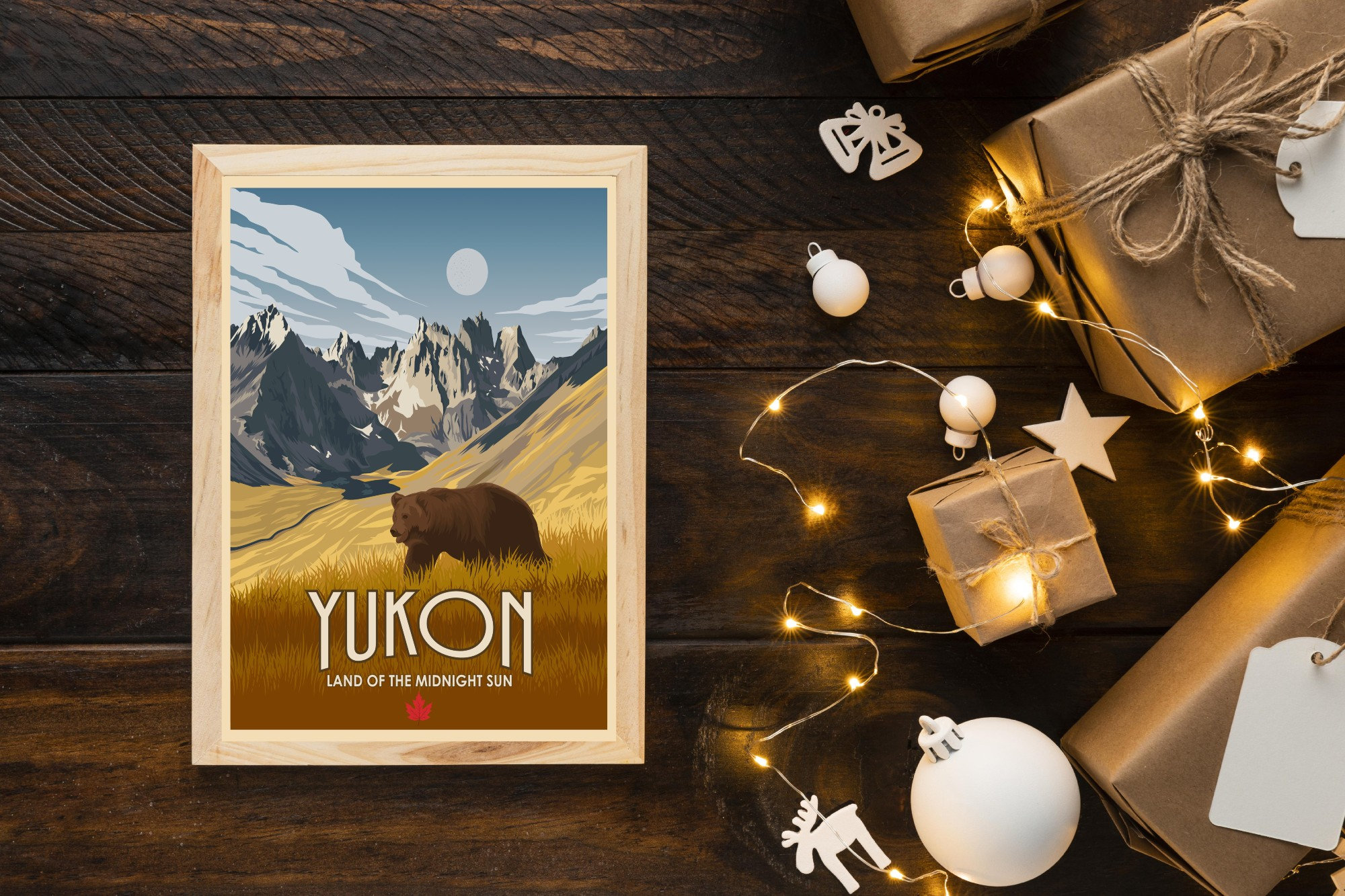 Yukon Travel Poster Yukon Print Tombstone Park Yukon - Etsy