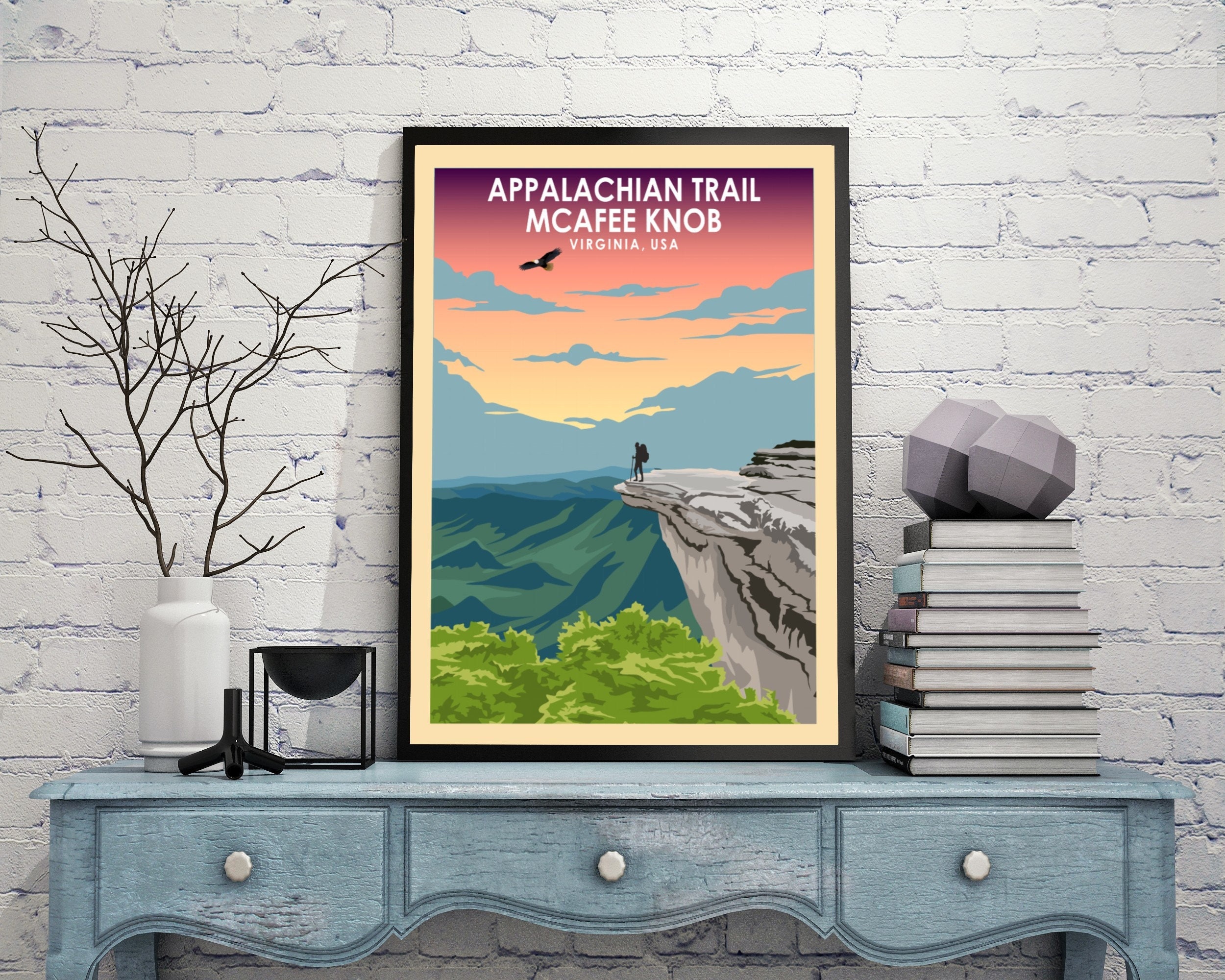Appalachian Trail Poster Appalachian Trail Print AT Poster - Etsy