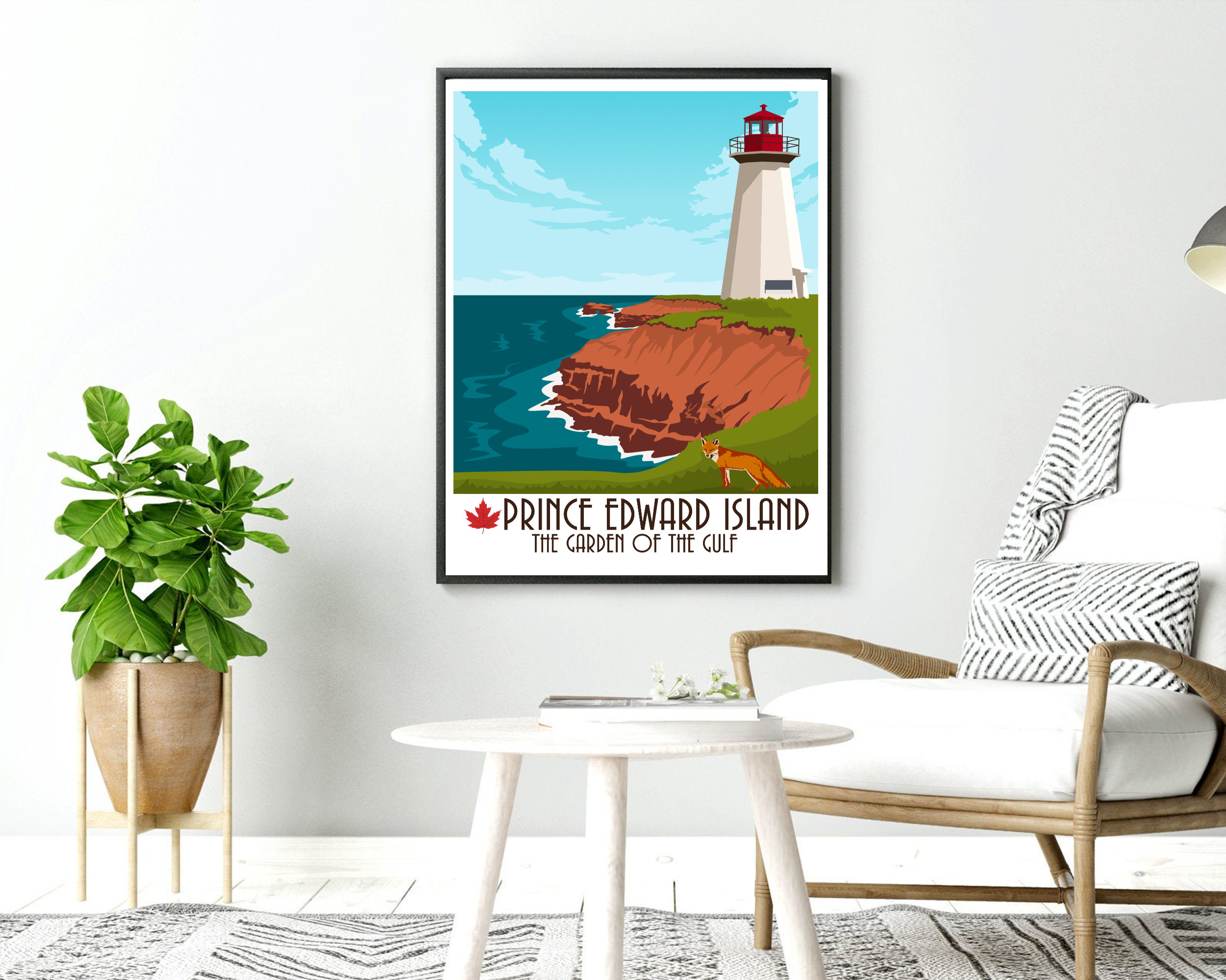 Prince Edward Island Print PEI Poster PEI Canada A Gift for Canadians ...