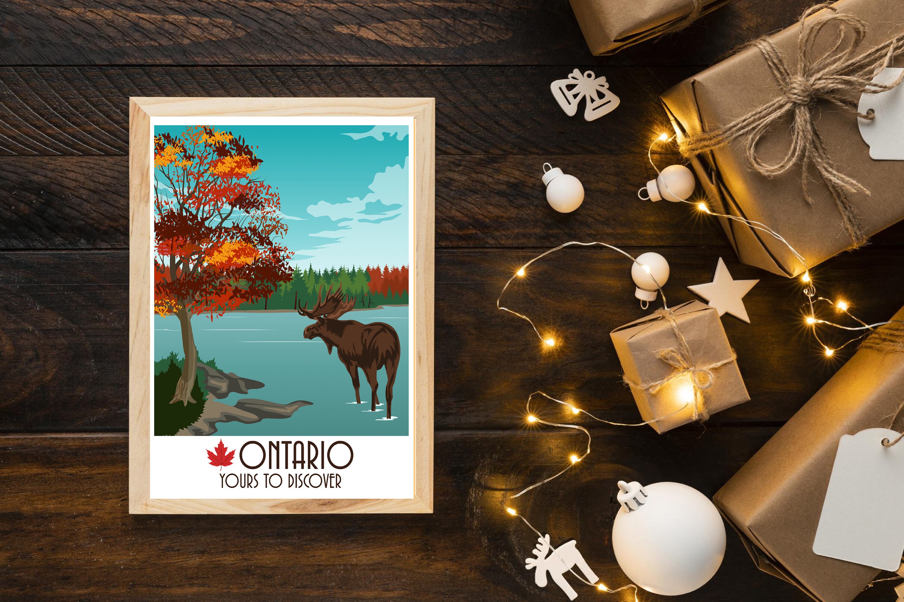 Ontario Print Ontario Poster Algonquin Park Poster Ontario Canada - Etsy
