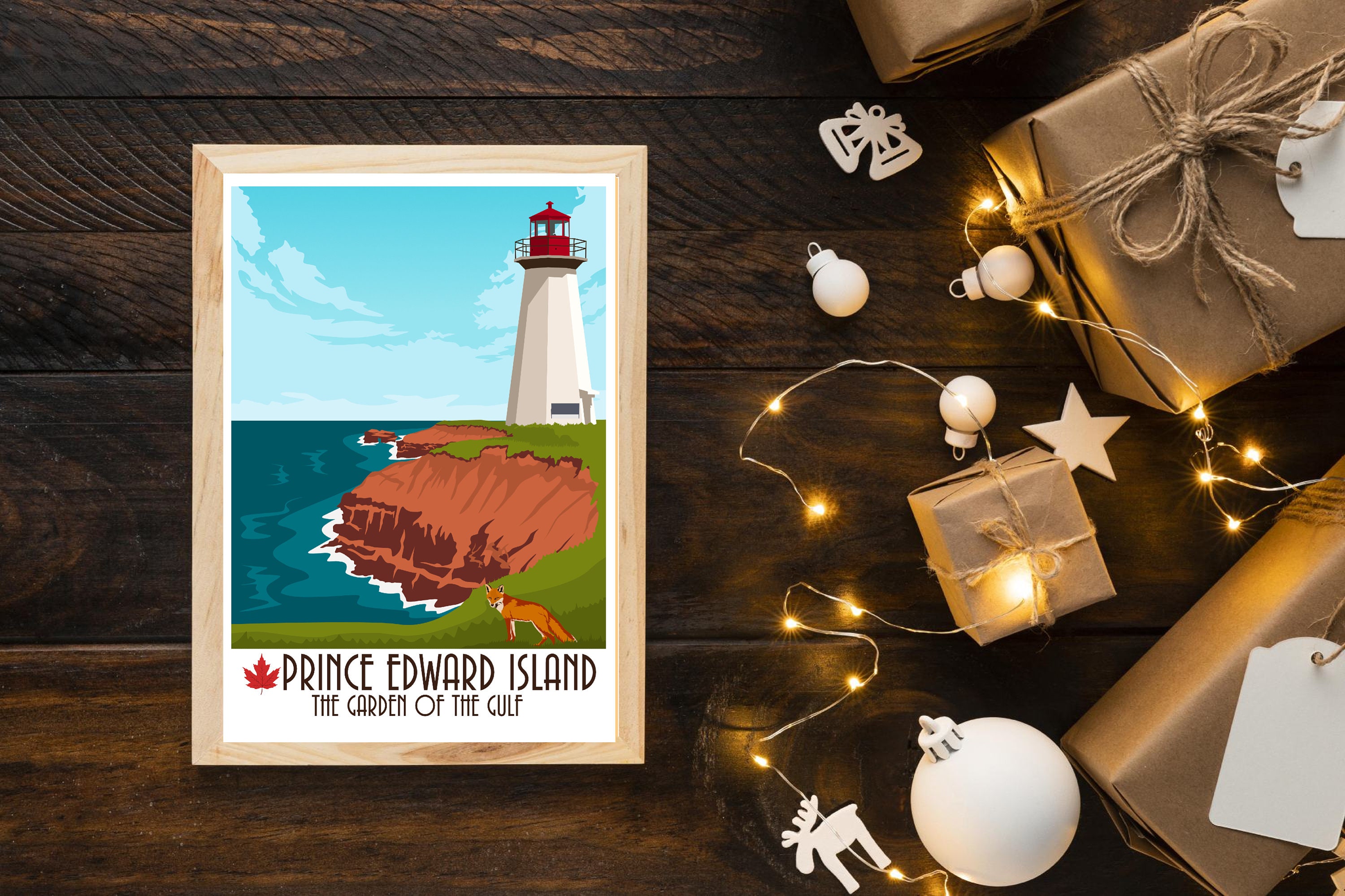 Prince Edward Island Print PEI Poster PEI Canada A Gift for Canadians ...