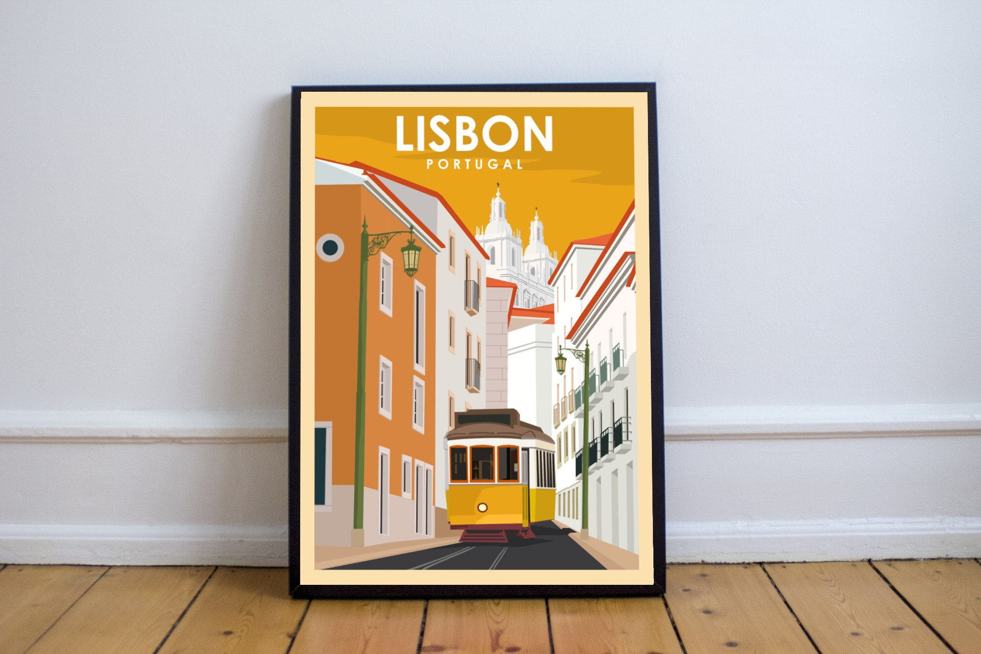 Lisbon Poster Lisbon Print Lisbon Portugal Art Print | Etsy